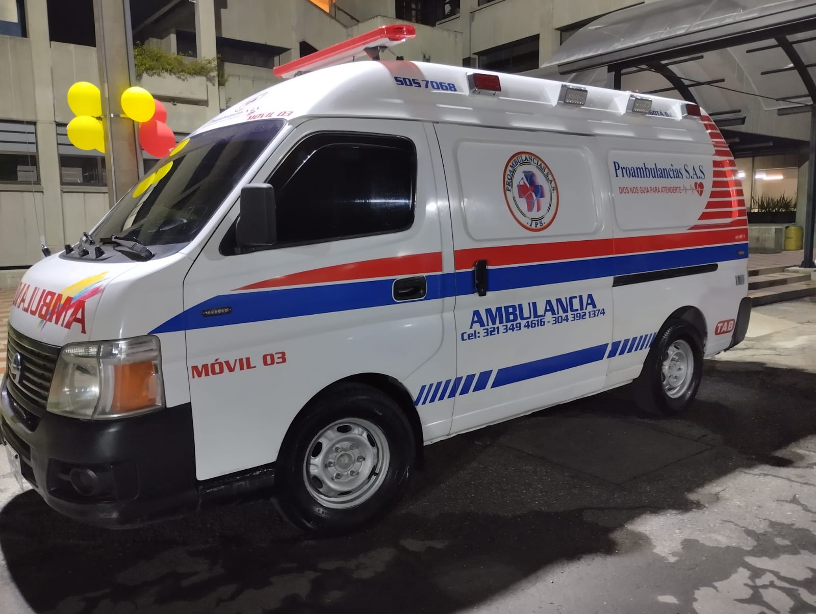 Servicio de ambulancias particulares
